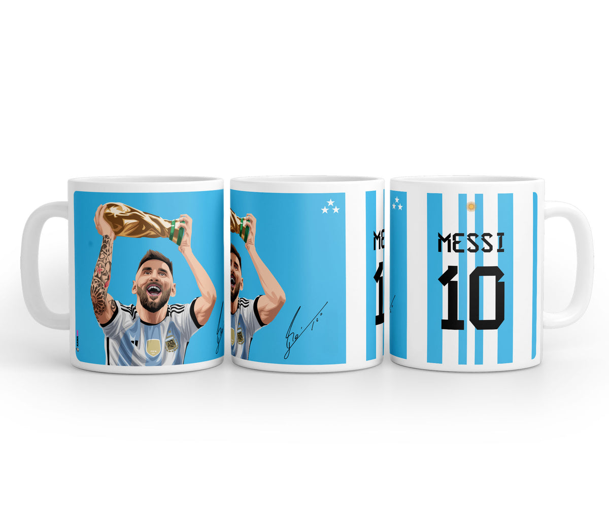 Lionel Messi Champion Mug– Kawaink